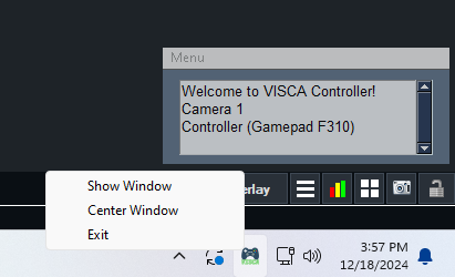 GitHub - DanTappan/VISCA-Game-Controller: A python program to use ...